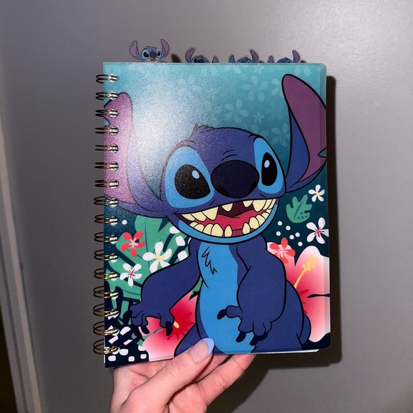Disney | Office | Stitch Tabbed Notebook | Poshmark